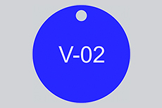 Custom Stainless Steel Valve Tags Made to Order Online With SLD.