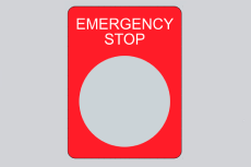 Customised Hole Placement on Control Panel Stickers online at SLD.