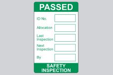 Inspection Labels Fully Customisable On Our Webtool SignsStudioAdvance